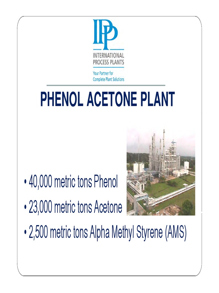 Phenol Plant | PDF | Technology & Engineering