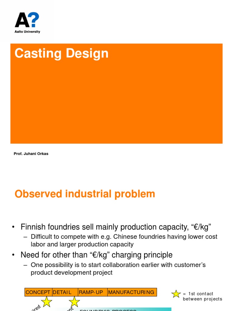 Casting Design | PDF | Casting (Metalworking) | Foundry