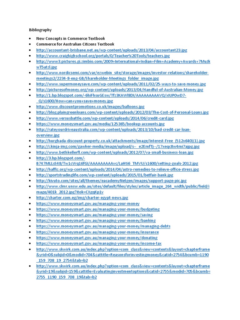 Essential Commerce Resources List | PDF