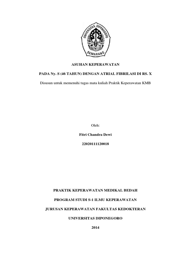 Askep AF Seminar | PDF