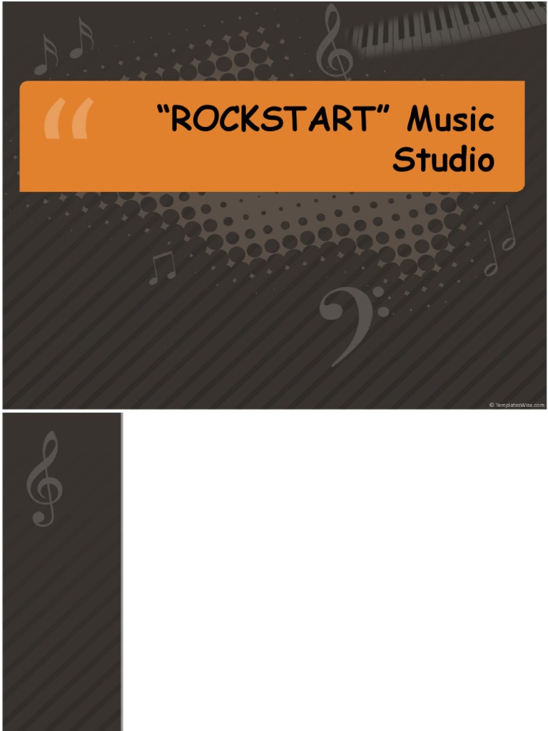 ROCKSTART Music Studio Overview | PDF