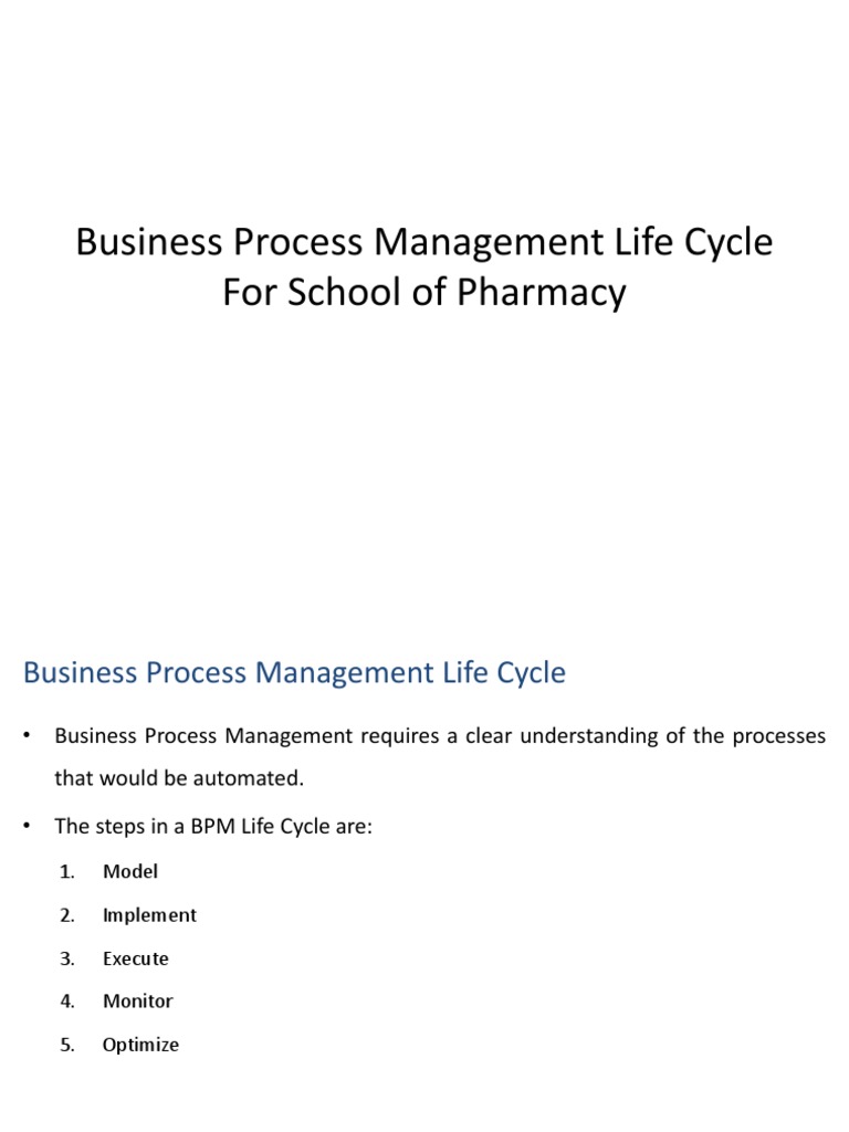 BPM Life Cycle | PDF | Business Process Management | Business Process