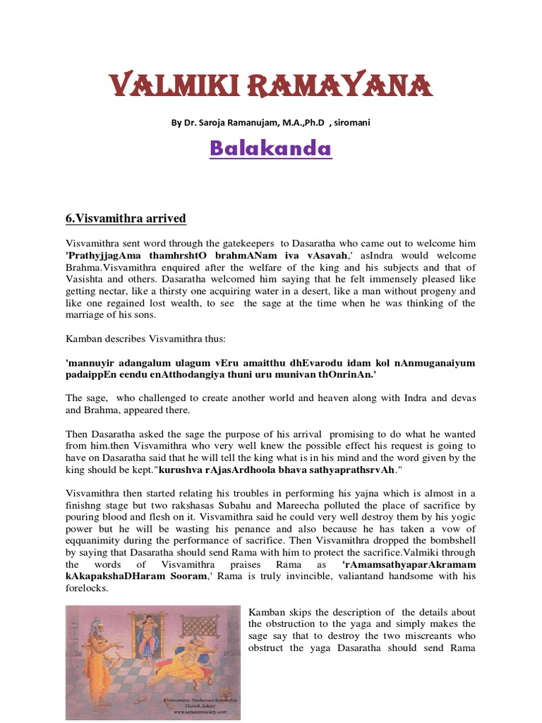 VALMIKI RAMAYANA | Rama | Ramayana