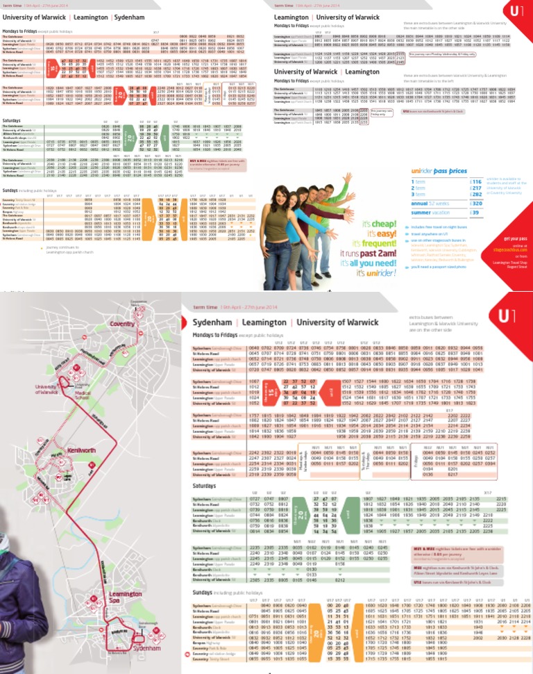 U1 Bus Timetable | PDF | Public Transport | Transport