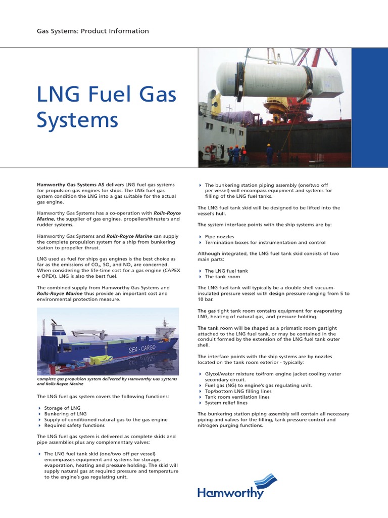 LNG Fuel Gas Systems | PDF | Liquefied Natural Gas | Marine Propulsion