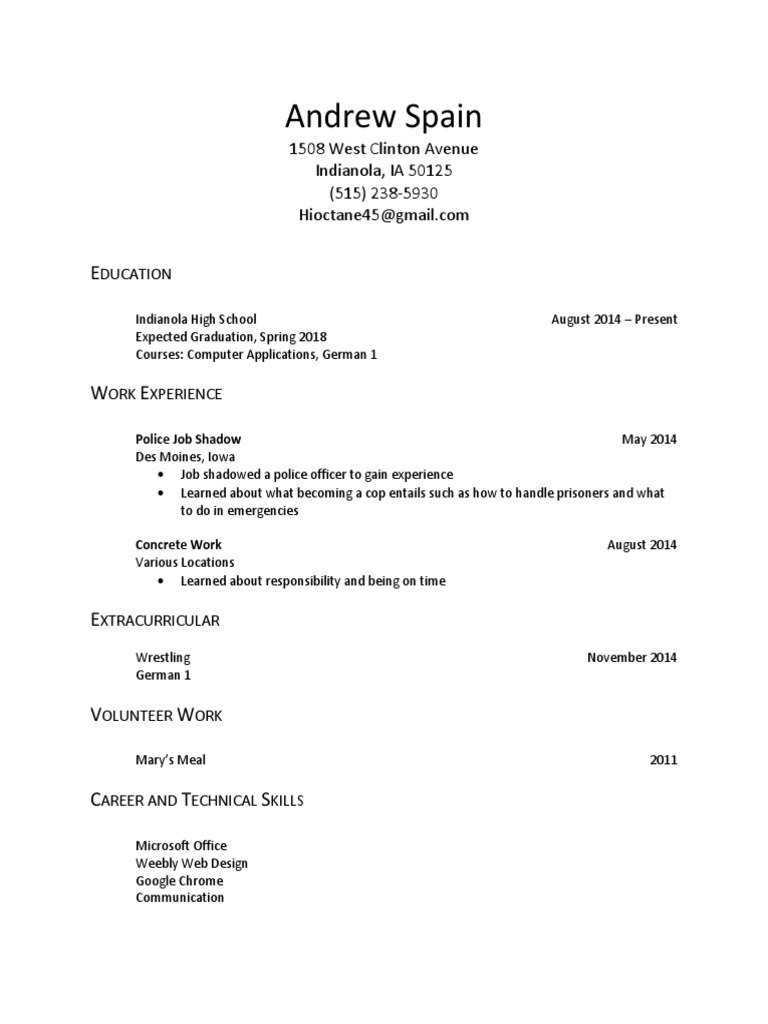 Resume Ss | PDF