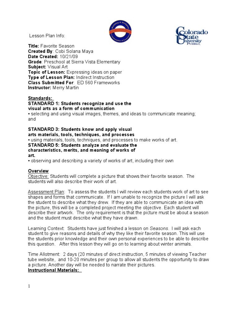 lesson plan indirect instruction | Lesson Plan | Learning