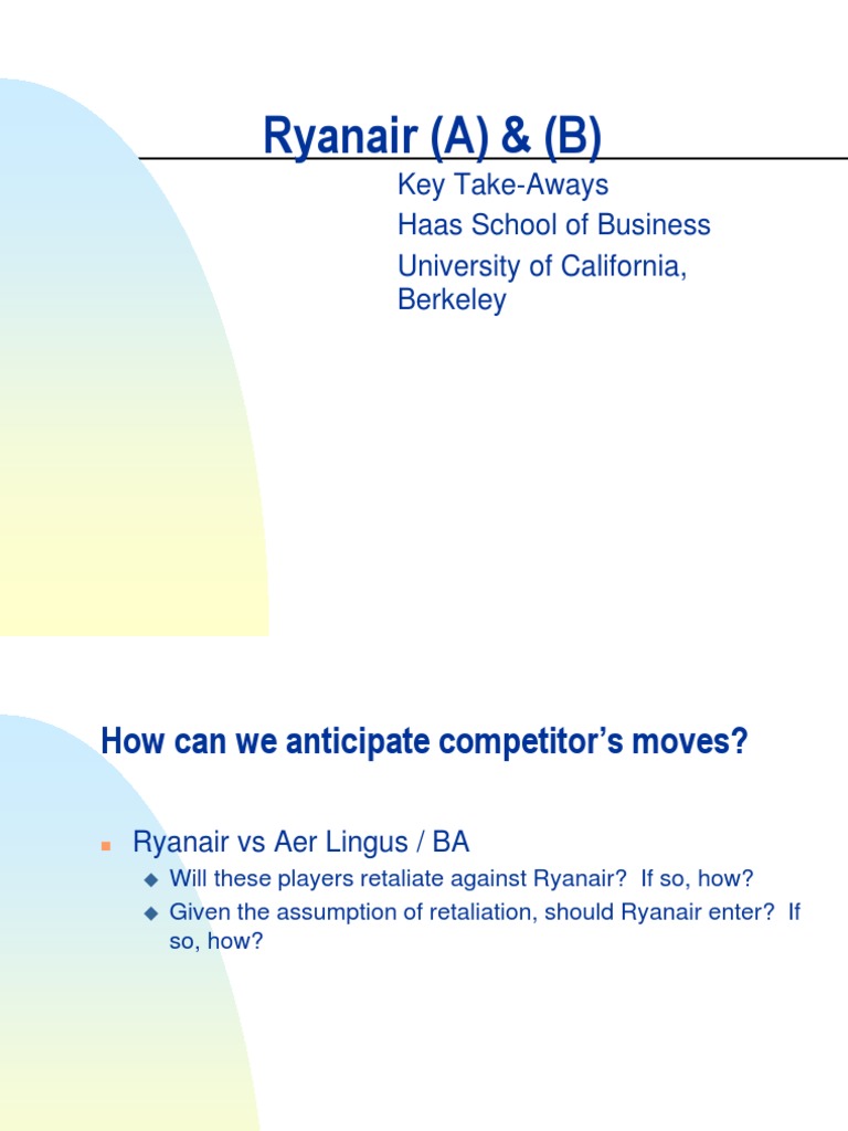 Ryanair 2 | PDF | Competition | Strategic Management