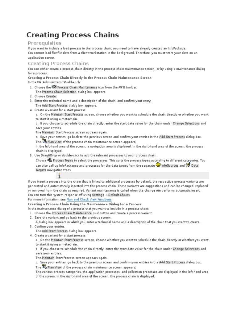 Creating Process Chains | PDF | Software Engineering | Computer Data