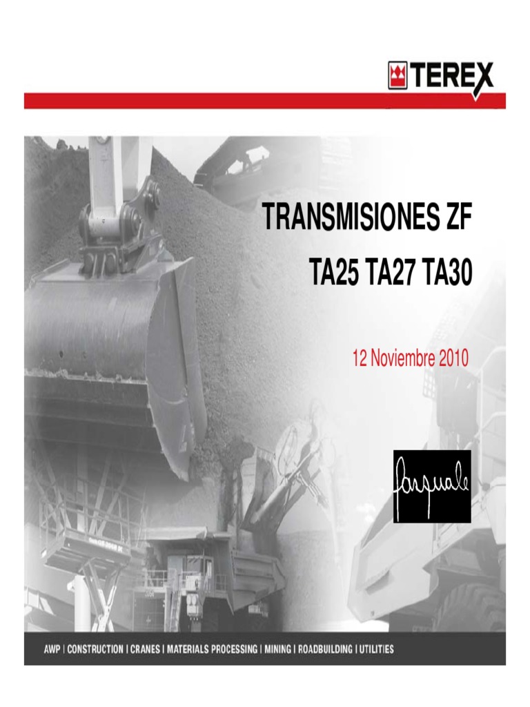 Diagrama y Control de Transmisiones ZF | PDF | Eje | Transmisión (Mecánica)