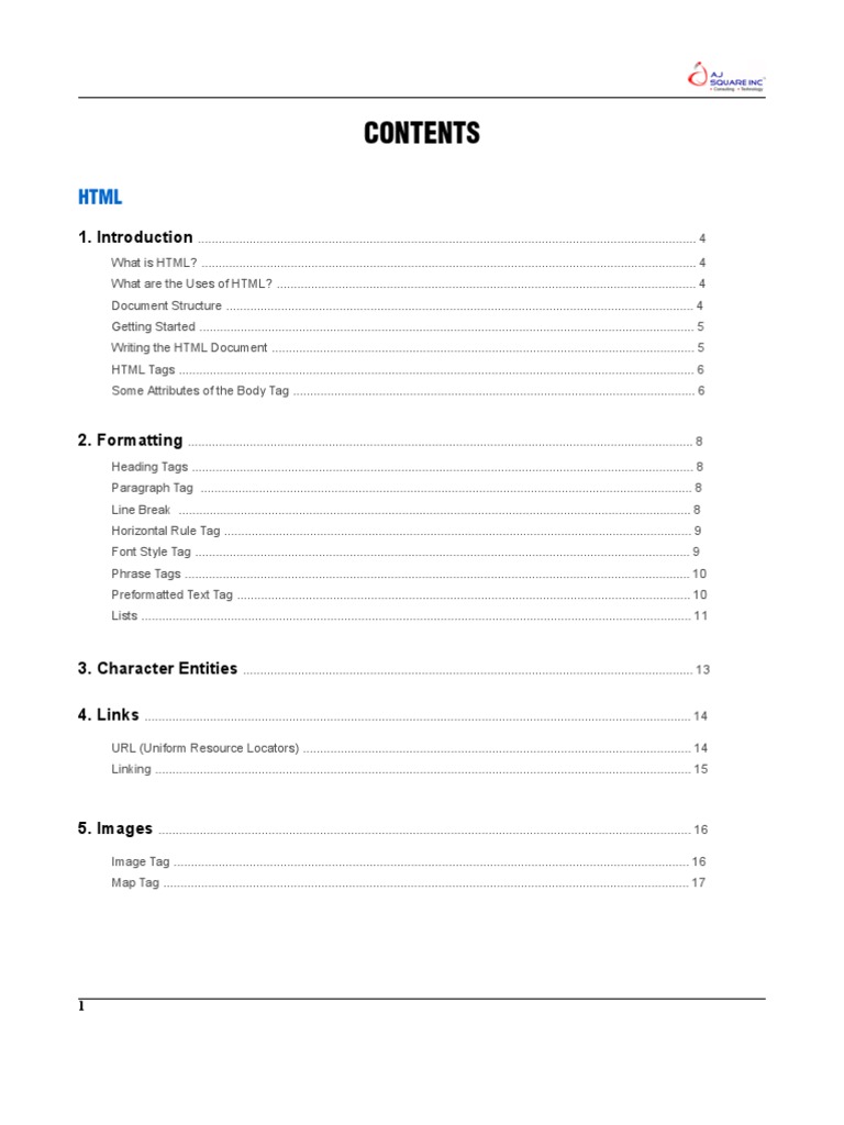 Basic Training Course | PDF | Hyperlink | Html Element