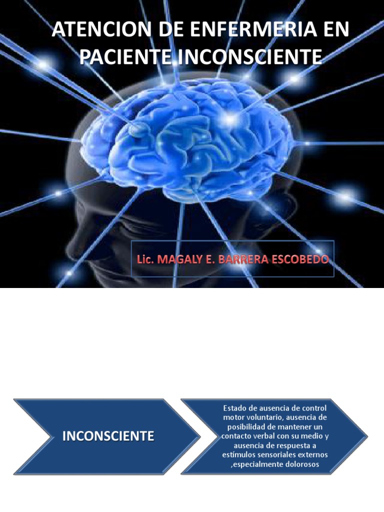 Cuidados de Enf. Pac Inconsciente | PDF | Coma | Terapia intravenosa