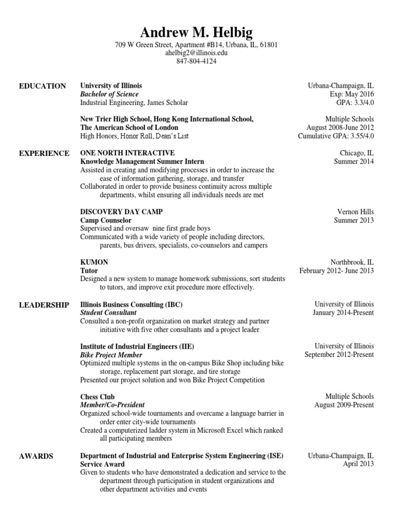 Andrew M. Helbig: Education | PDF | Art