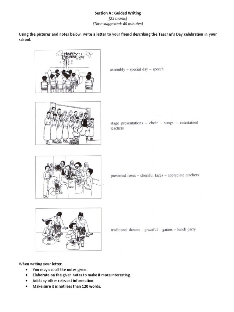 Informal Letter Writing Exercise