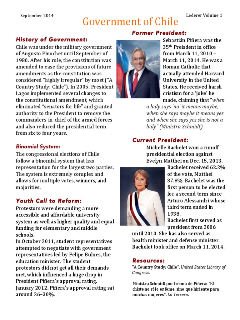 Chile Government | PDF