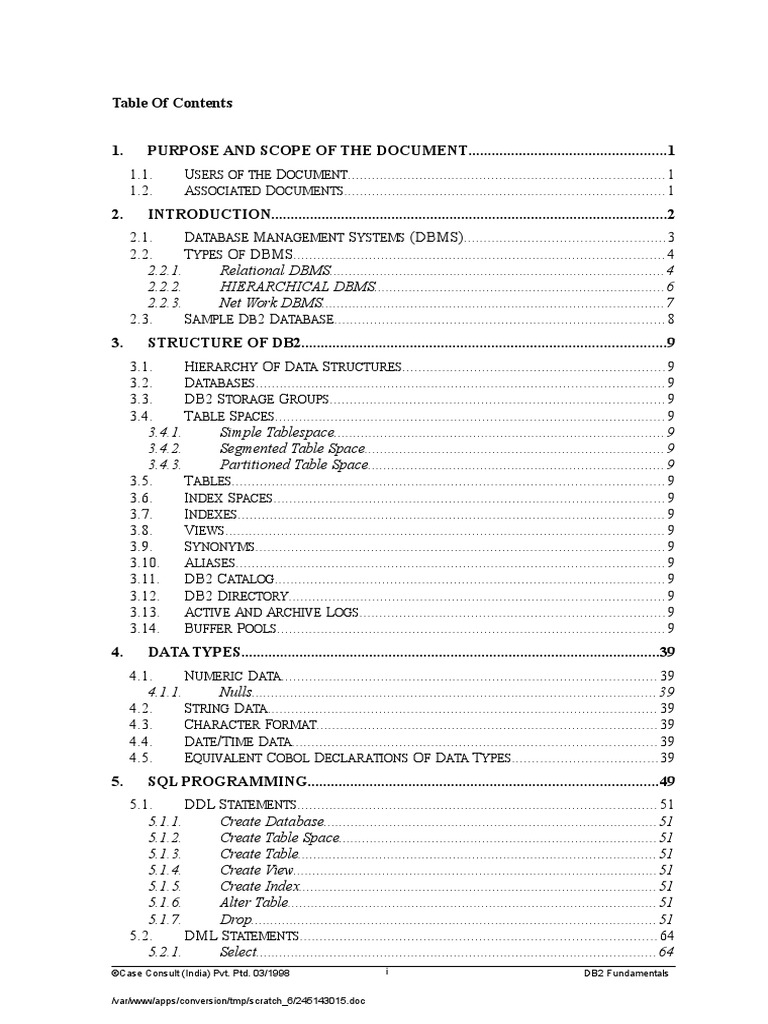 DB2 Database Management Guide | PDF