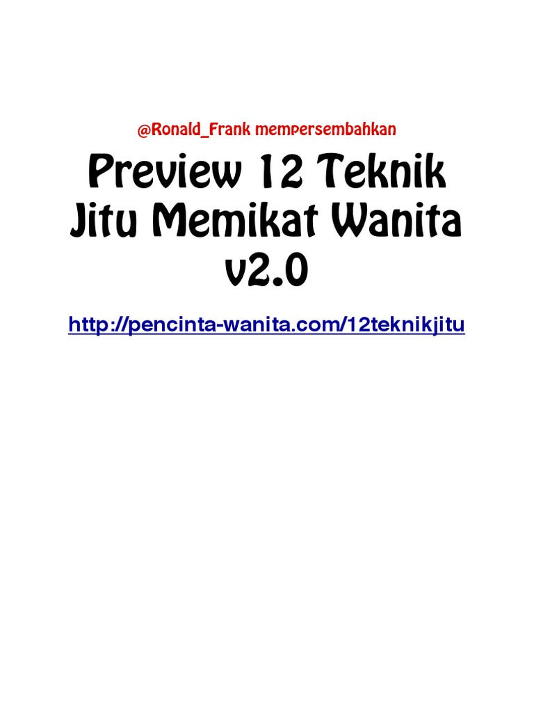 Preview 12 Teknik Jitu | PDF