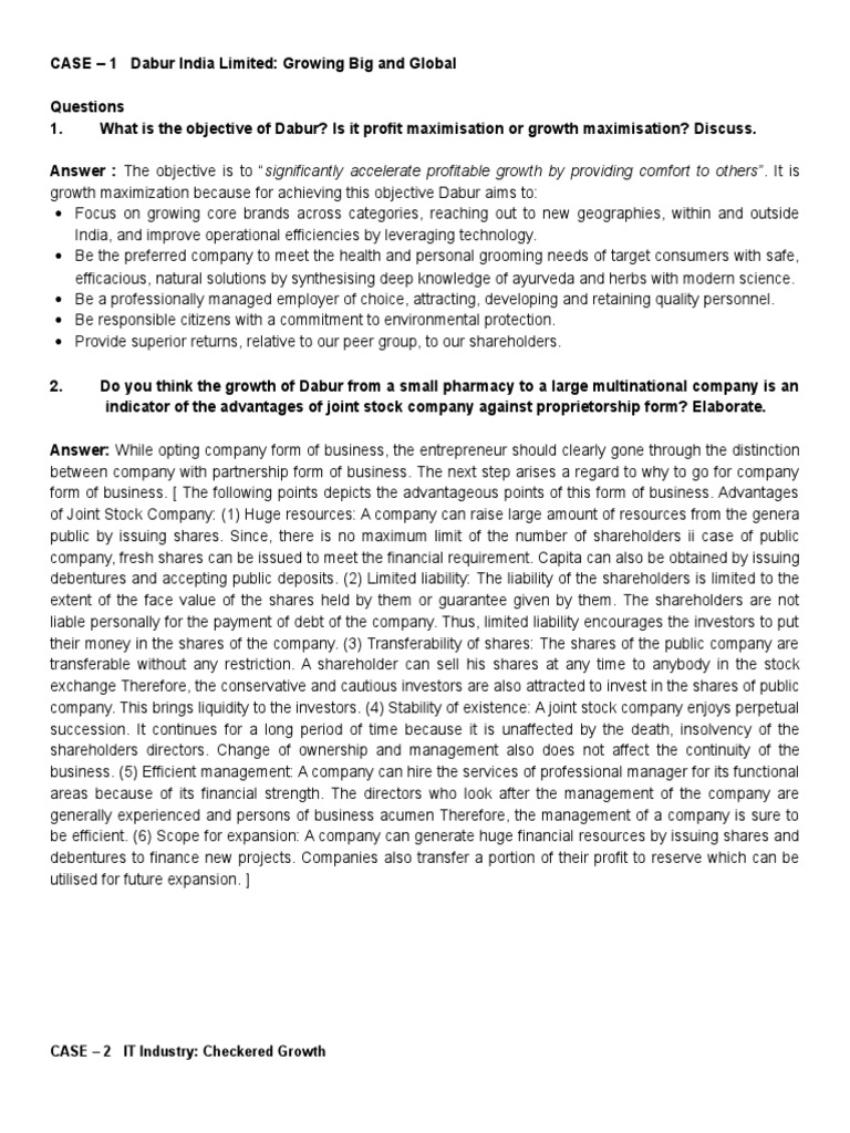Managerial Economics Case Studies | PDF | Supply Chain Management ...