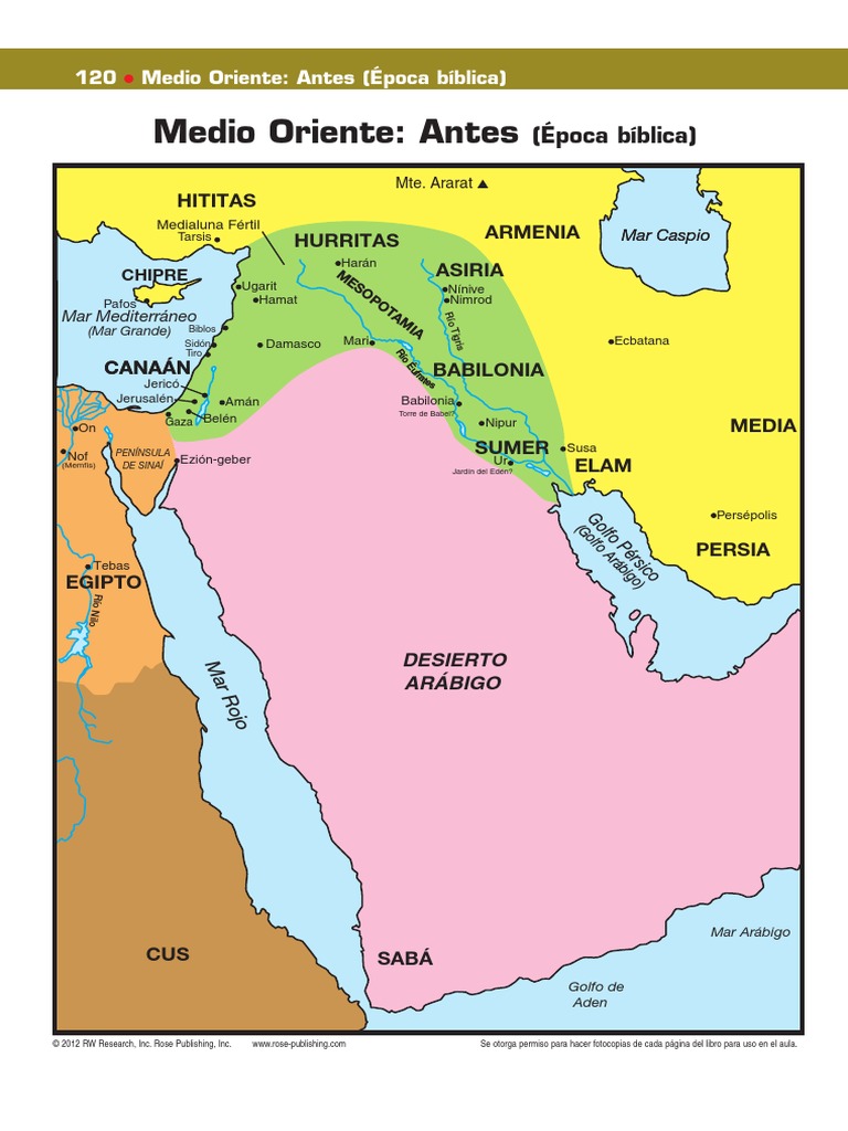 Mapa Ninive - Tarsis | PDF