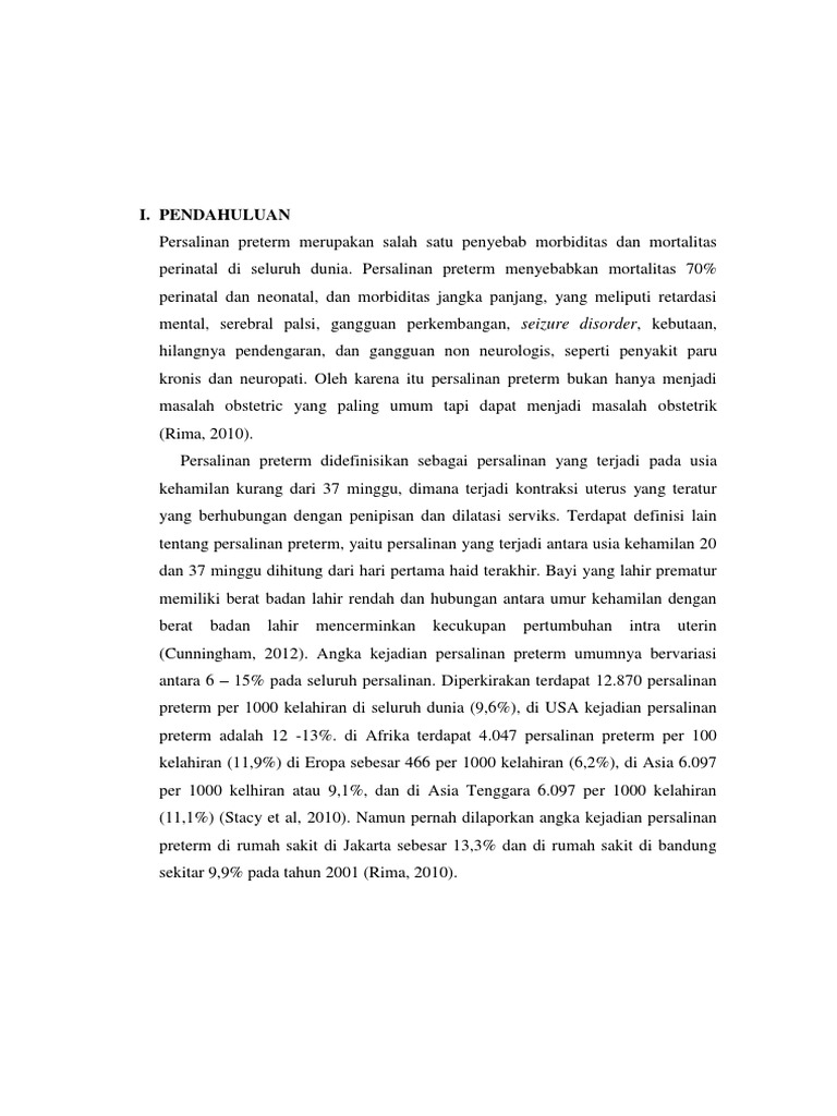 Refrat Preterm | PDF