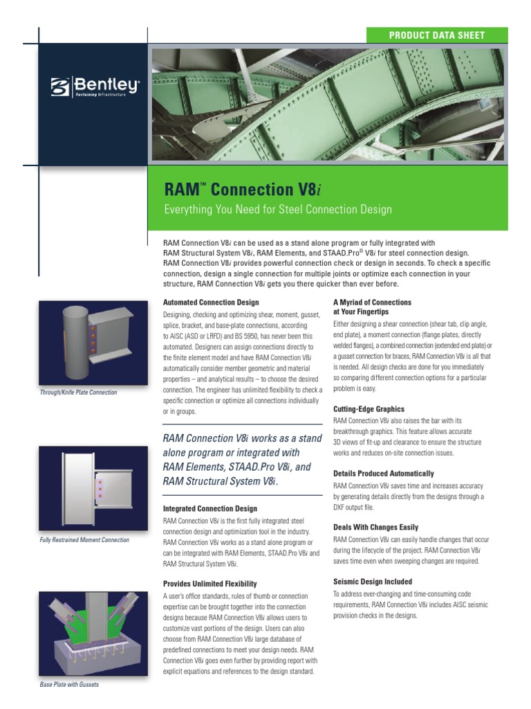 Ram Connection Data Sheet | 64 Bit Computing | Computer Architecture