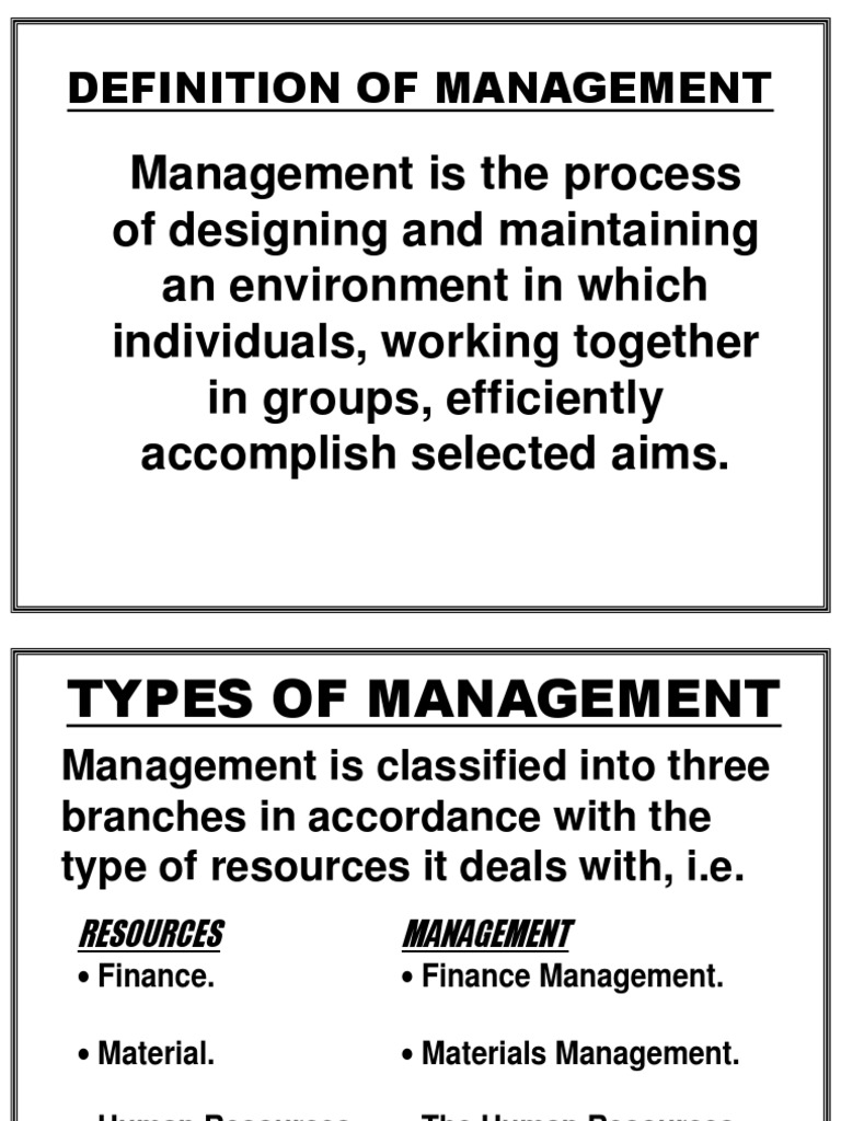 Basic Concepts of Human Resource Management | PDF | Human Resource ...