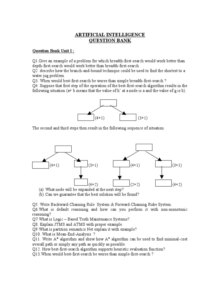 Artificial Intelligence Question Bank | PDF | Parsing | Cybernetics