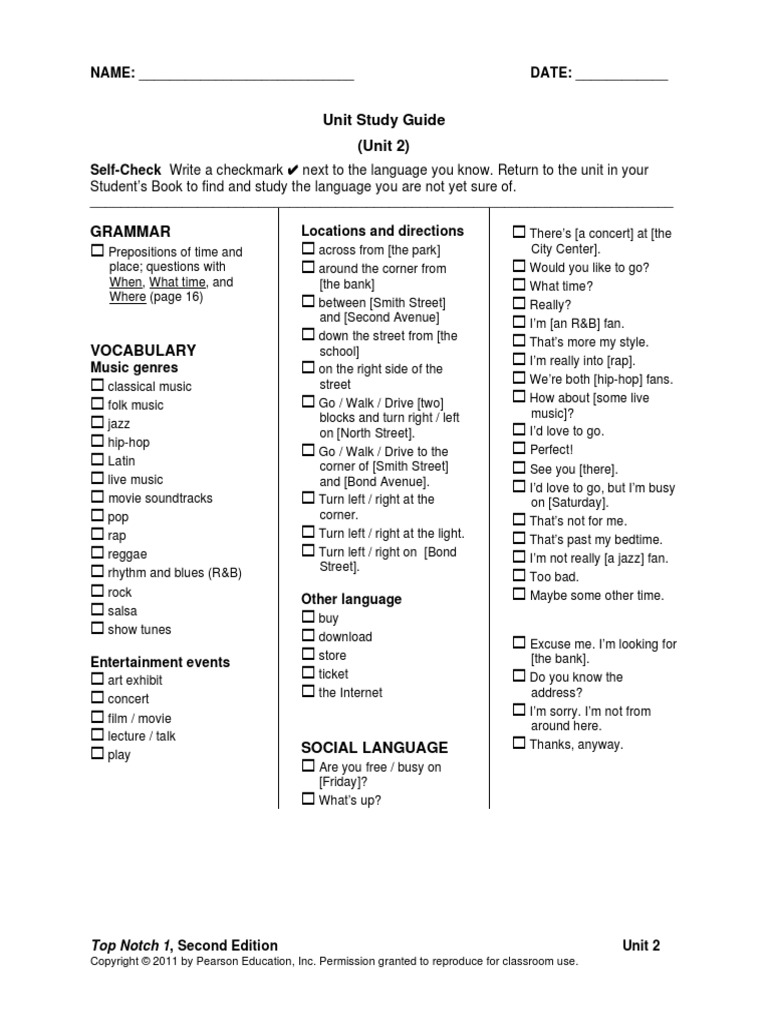 UNIT 02 Unit Study Guide | PDF | Hip Hop Music | Rhythm And Blues