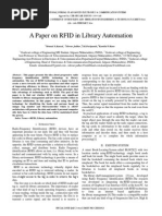 Rfid Technology For Library | PDF | Radio Frequency Identification ...
