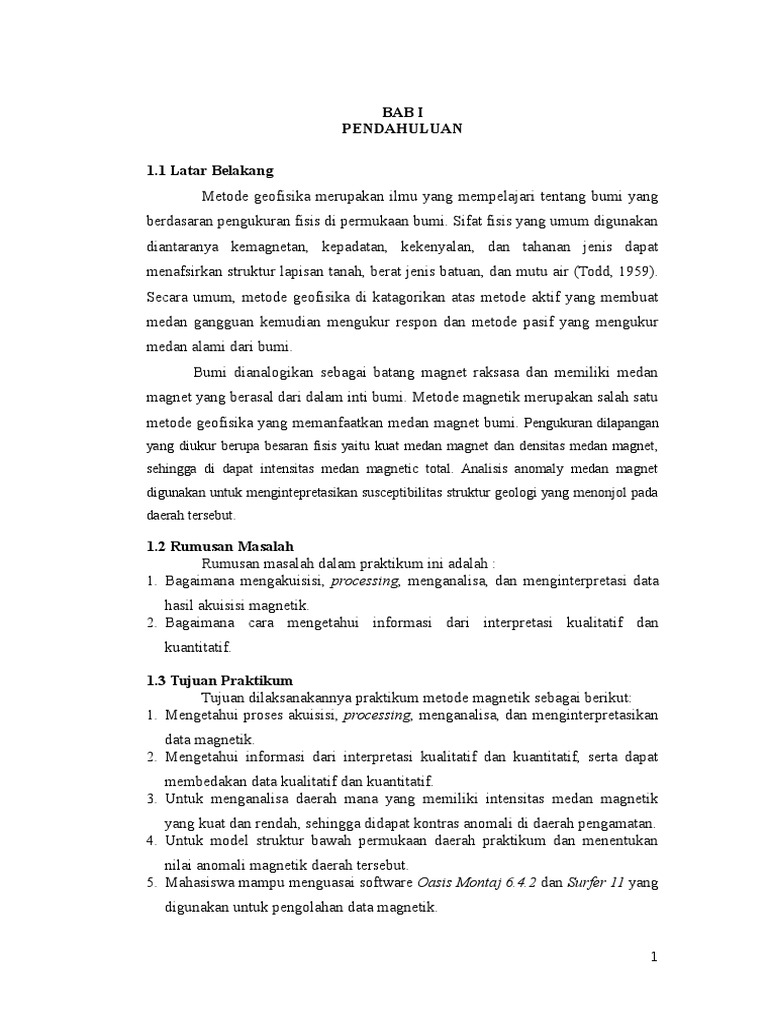 Metode Magnetik | PDF