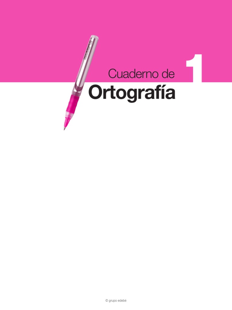 Cuaderno Ortografia | PDF | Coma | Puntuación