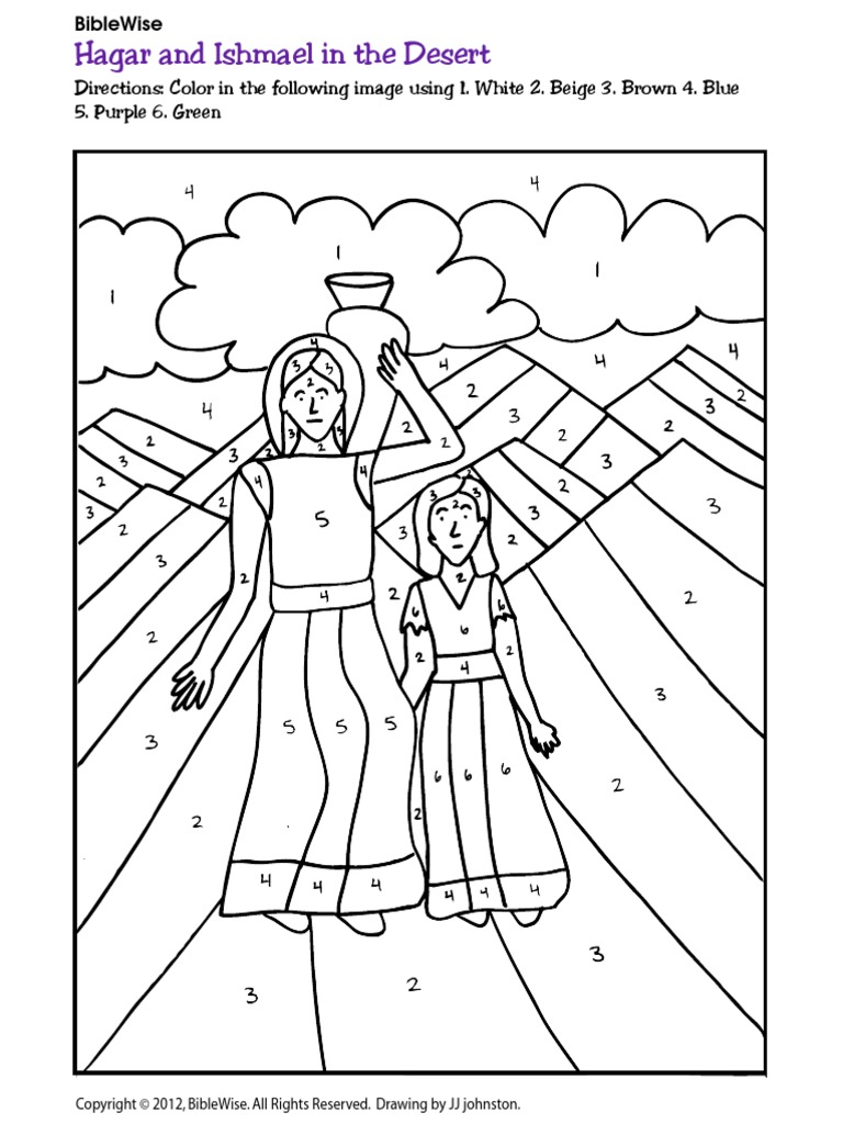Hagar Ishmael Coloring | PDF | Cooking, Food & Wine | Wellness