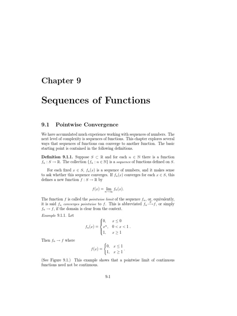 IntroRealAnal ch09 | PDF | Series (Mathematics) | Power Series