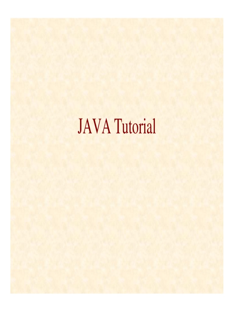 Javaintro | PDF | Method (Computer Programming) | Class (Computer ...