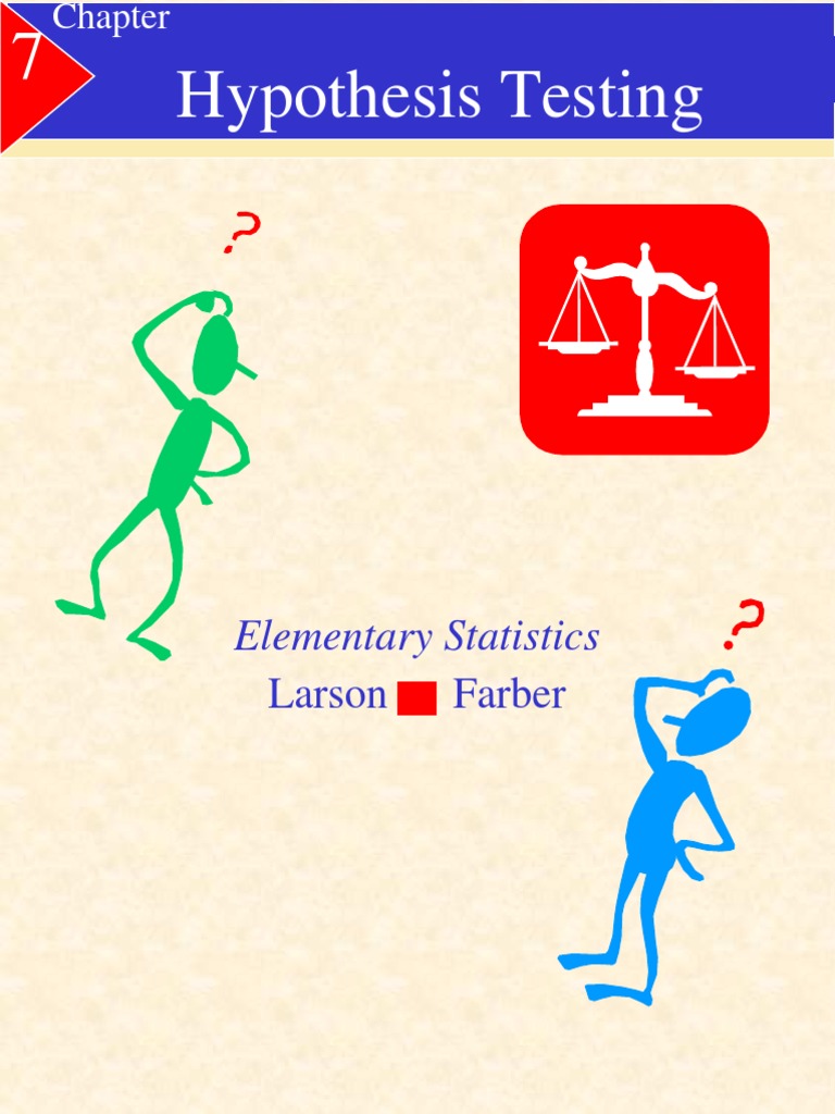 Hypothesis Testing Betsy Farber | PDF | Statistical Hypothesis Testing ...