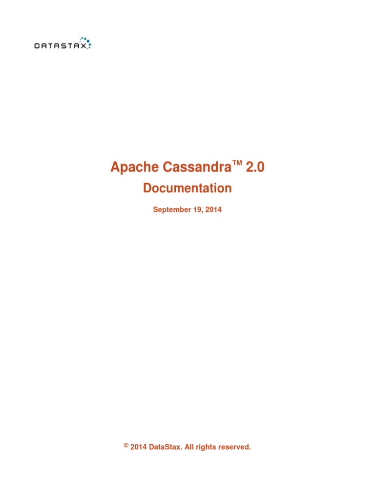 Cassandra 20 | PDF | Replication (Computing) | Computer Cluster