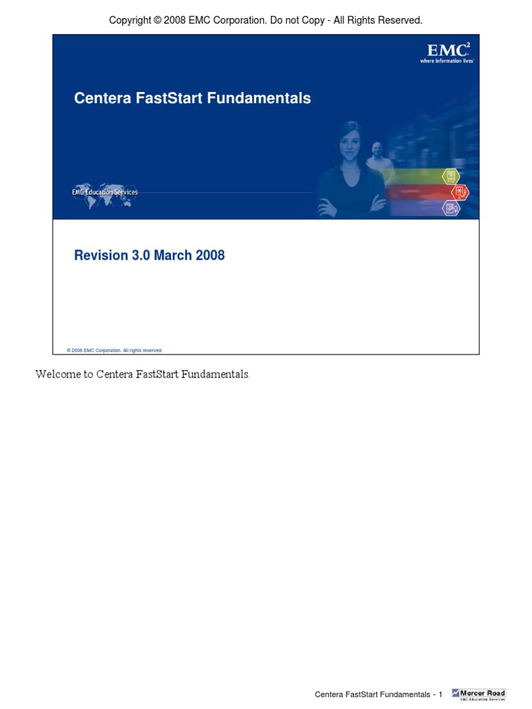 Centera Faststart 2008 - Ps Version | PDF | Computer Data Storage | Scalability