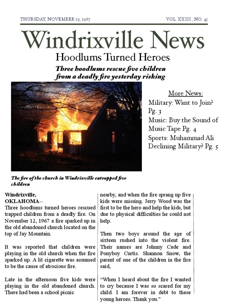 The Outsiders Church Windrixville