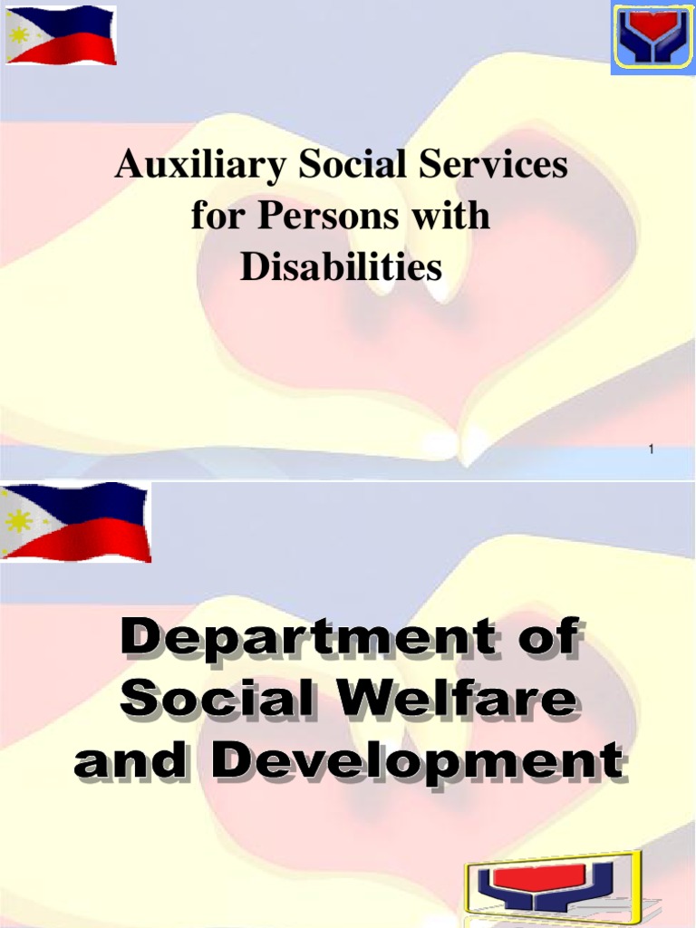Auxiliary Social Services for PWDs | PDF | Disability | Social Work