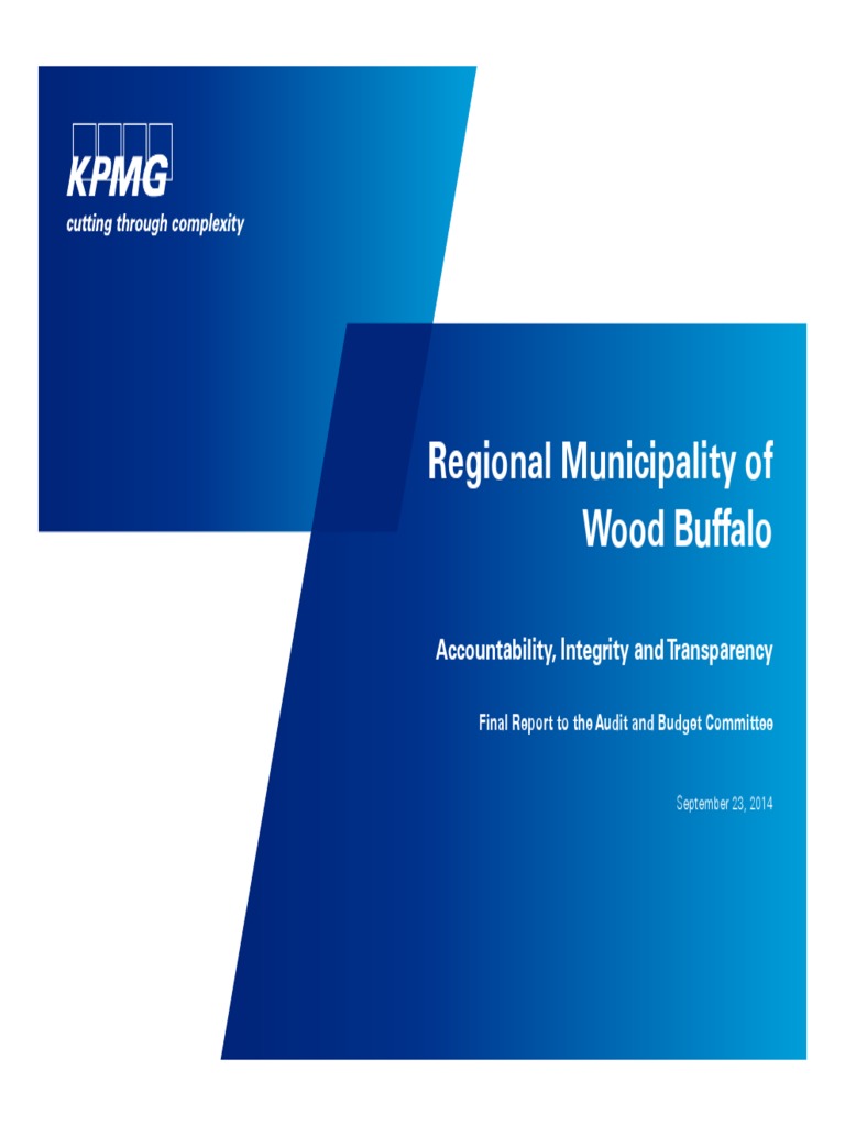 KPMG Final Report | PDF | Internal Audit | Financial Audit