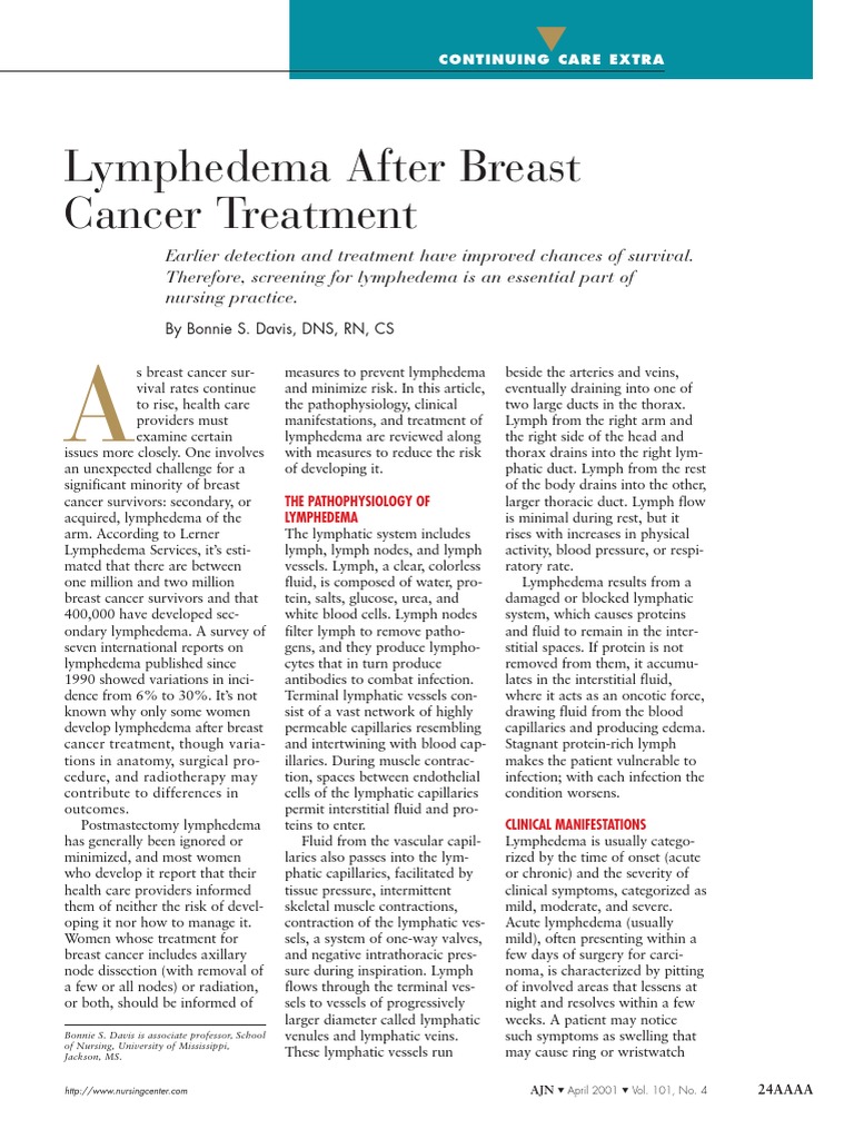 Lymphedema | PDF | Lymphatic System | Capillary