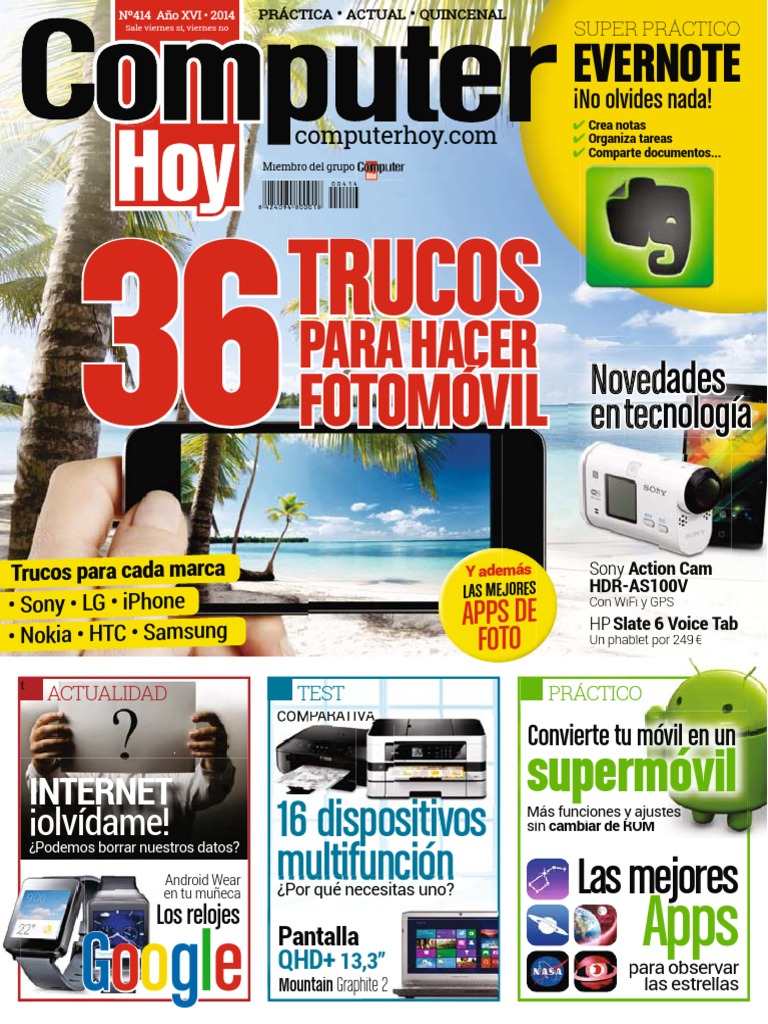 Revista Computer Hoy 15 Agosto | PDF | Reloj inteligente | Internet