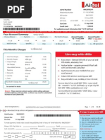 AIRTEL Tariff Guide Poster A1 | PDF | Trade | Finance & Money Management