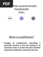 PQF Qualification Framework Levels | PDF | Knowledge | Skill