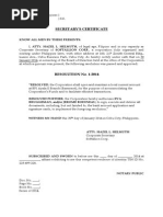 BOARD RESOLUTION - Change of Signatories | PDF | Board Of Directors | Banks