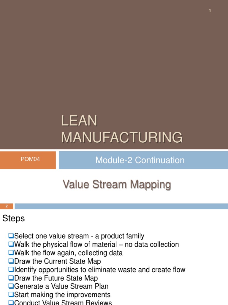 Leanmanufacturing Module2 Continuation | PDF | Lean Manufacturing | Inventory