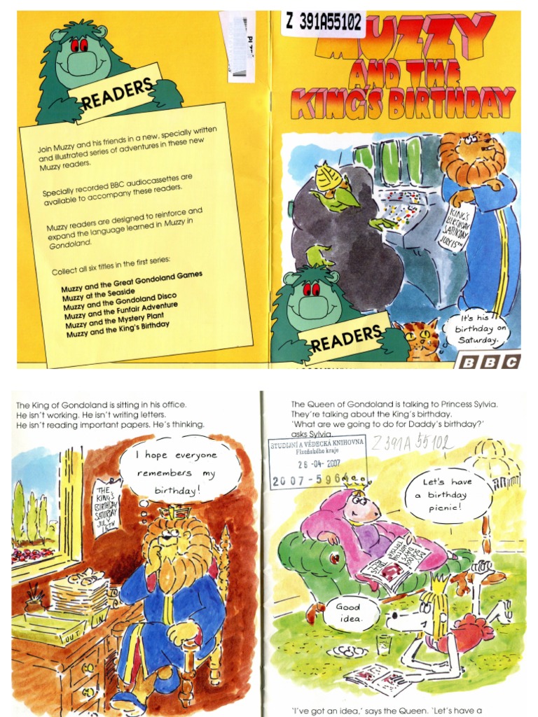 Muzzy and The King S Birthday | PDF | Language Arts & Discipline
