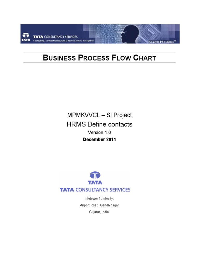 HRMS Contacts Flow Chart | PDF | Computers