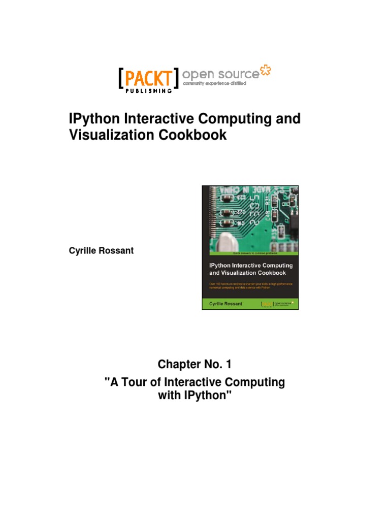 Ipython Interactive Computing And Visualization Cookbook Sample Chapter Pdf Python