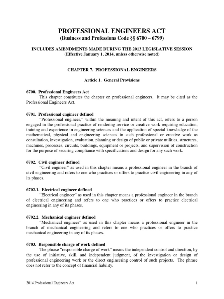 Pe Act | PDF | Engineer | Licensure